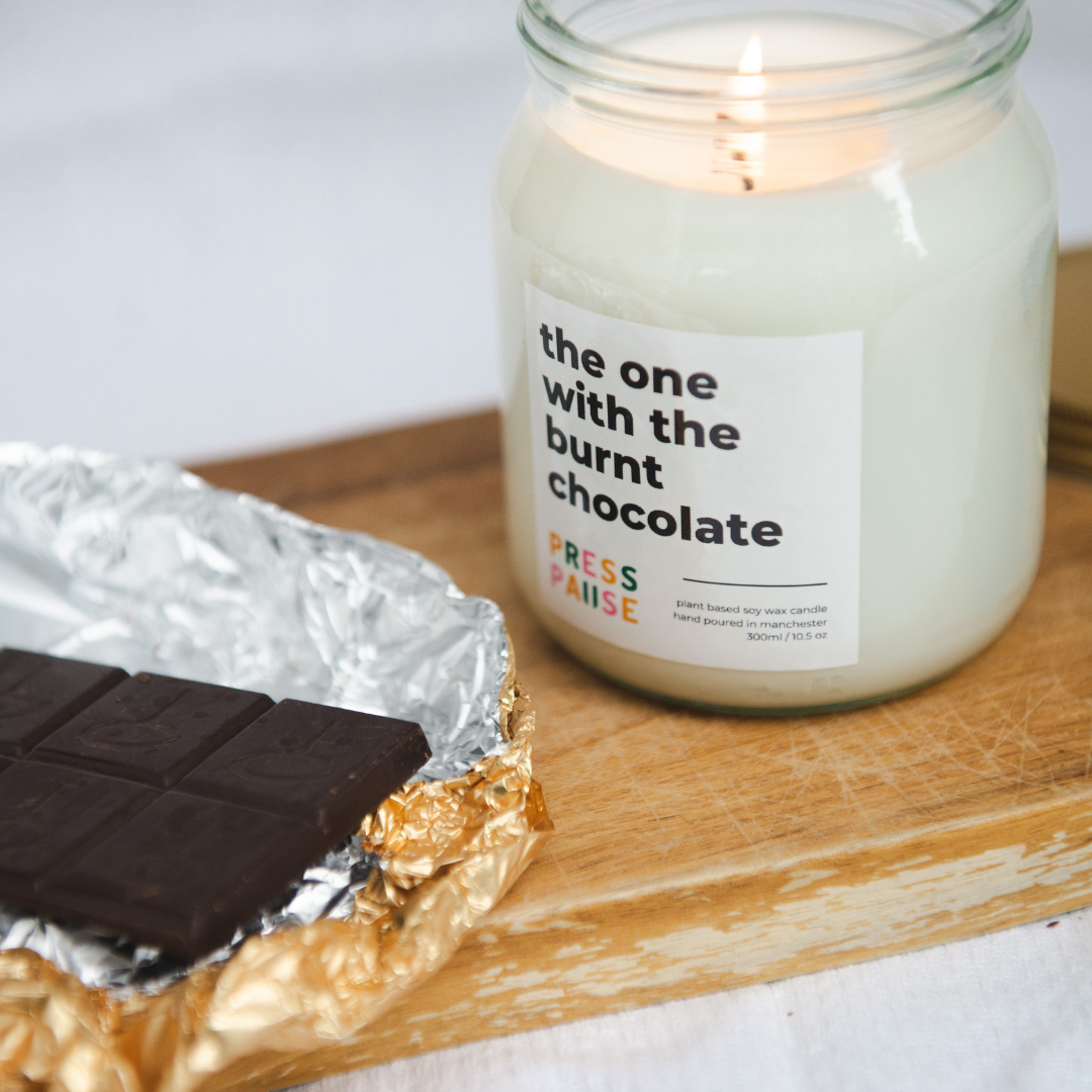 The One With Burnt Chocolate | Soy Wax Candle | Chocolate | Press Pause ...